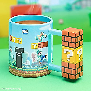 Paladone Super Mario Level Mug, Officially Licensed Nintendo Merchandise