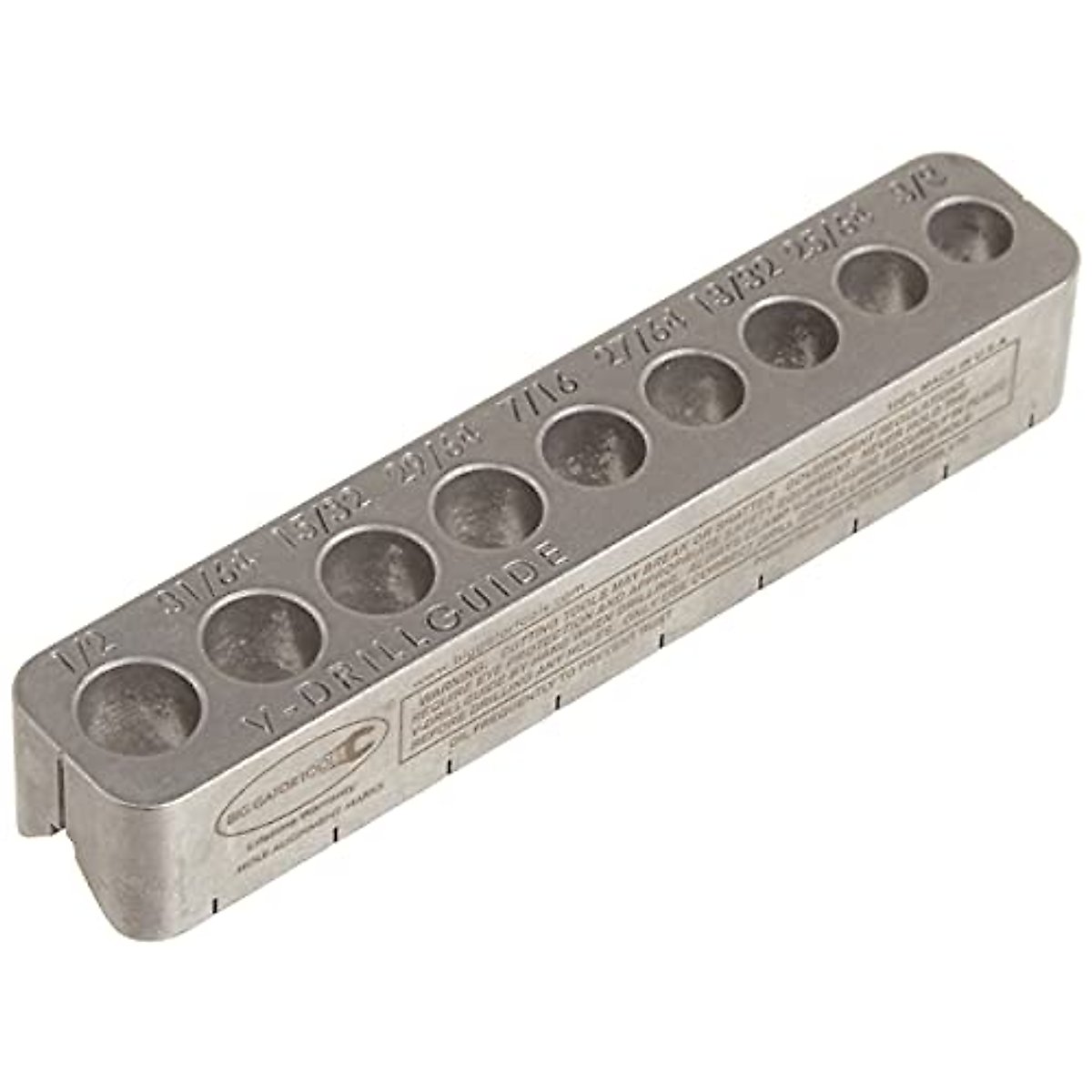 Big Gator Tools V-Drill Guide, Standard Sizes 3/8" to 1/2"