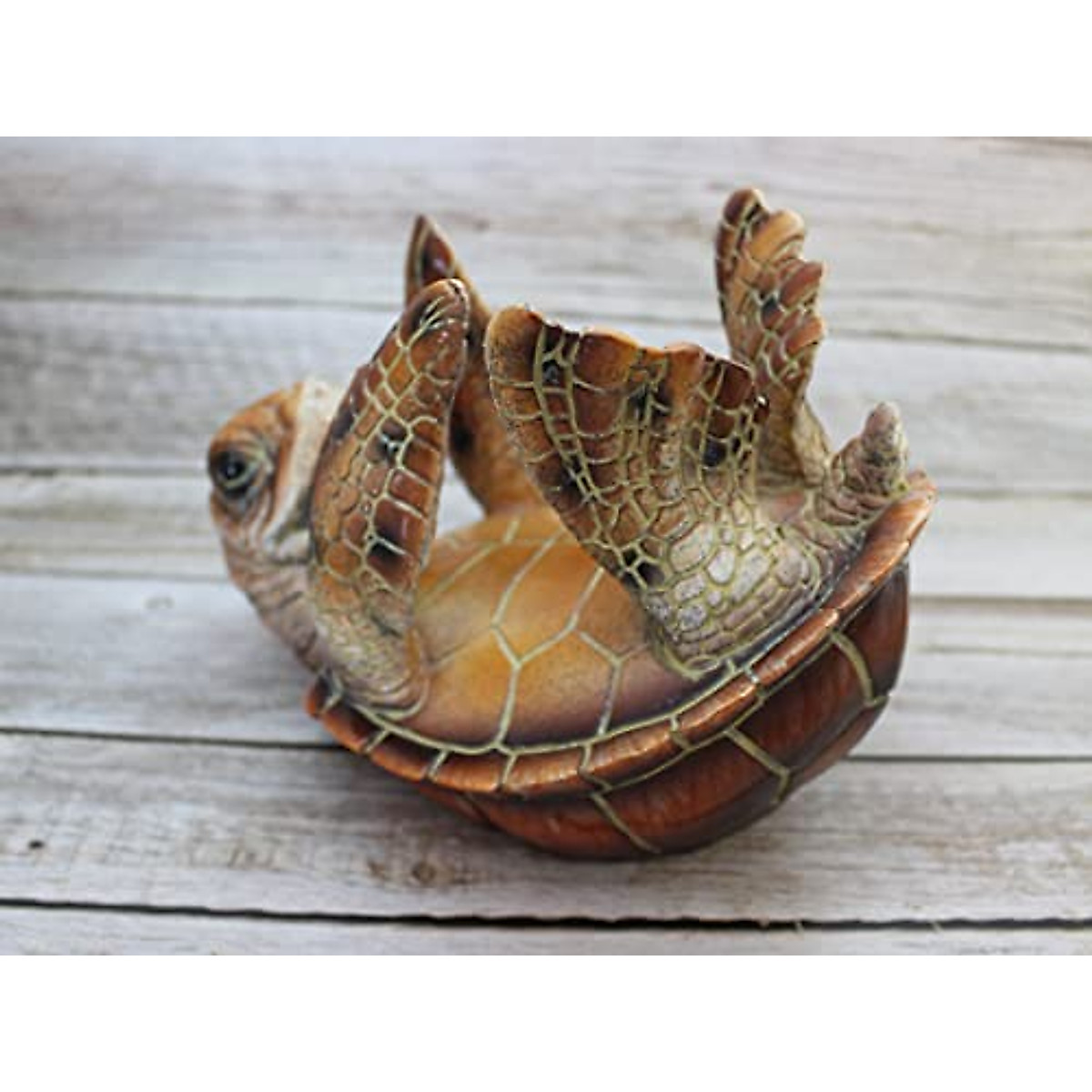 Sea Turtle Bottle Holder Turtle Figurine Natural Color Turtle Wine Bottle Holder