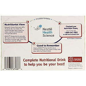 BOOST Original Balanced Nutritional Drink, Very Vanilla, 8 FL OZ (Pack of 6)