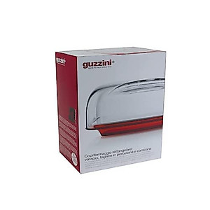 Guzzini - Gocce, Rectangular Cheese Dish Set - Transparent, 25,5 x 18 x h11,5 cm - 27010065