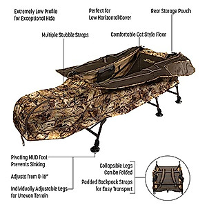 Momarsh Invisi Lay Blind System for Waterfowl Hunting in Optifade Marsh
