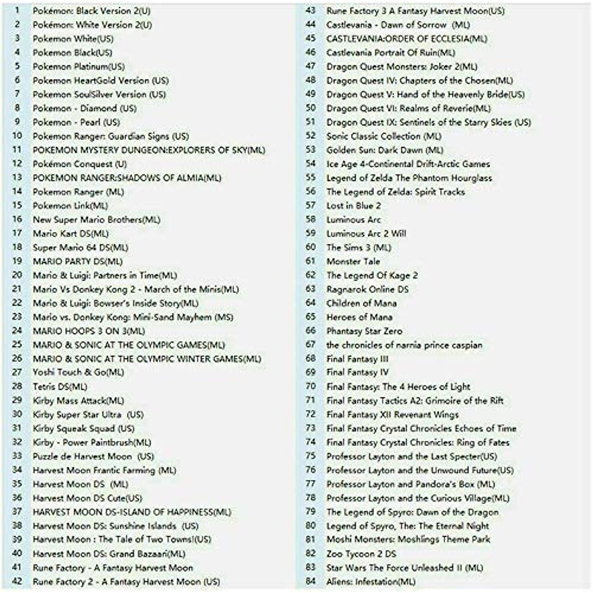 Peakfun 208 in 1 Game Cartridge Multicart,DS Pack Card Compilations, Fine Works Combo Multicart for Ninte-ndo DS, NDSL, NDSi, NDSi LLXL, 3DS, 3DSLLXL, New 3DS 2DS, 2DS LLXL (black)