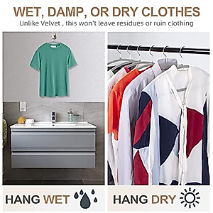 TIMMY Plastic Hangers 50pack No Shoulder Bump Suit Hangers - Chrome Hooks,Non Slip Space Saving Clothes Hangers, Heavyduty,Rounded Hangers for Sweaters,Coat,Jackets,Pants,Shirts,Dresses Grey Hangers