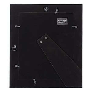 Cottage Garden Mom You Add Beauty to My World Black Rope Trim 8 x 10 Table Top and Wall Photo Frame