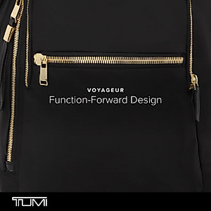 TUMI Voyageur Halsey Backpack - Black/Gold