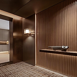 Art3d Slat Wall Panels, WPC Soundproof 3D Wall Paneling for Interior Wall Decor, TV Background, 8-Pack 96 x 6 in. Teak