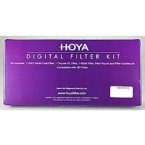 Hoya 67mm (HMC UV/Circular Polarizer / ND8) 3 Digital Filter Set with Pouch