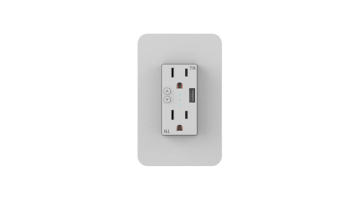 Nexxt Home Smart Wall Outlet with USB Ports
