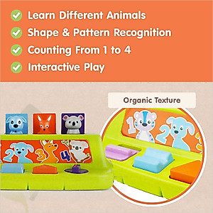 BOLEY Toddler Activity Center - Roo Crew Animal Alligator Interactive Learning Toy - Learn Colors, Shapes and Numbers - Toddler Interactive Playset – Ages 2 and Up