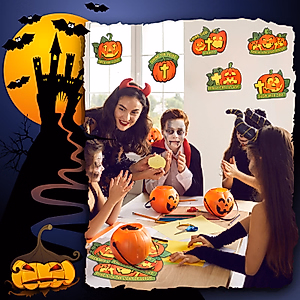 24 Pcs Thanksgiving Pumpkin Cutouts Halloween Jesus Cutouts Decor Thanksgiving Cardboard Door Sign Fall Autumn Wall Religious Holiday Decor for Christian Classroom Bulletin Board Party Favor Supplies