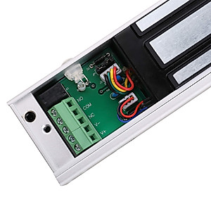UHPPOTE 600Lb Holding Force Electric Magnetic Lock Including ZL Mount Bracket for Inswinging Door