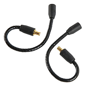 Jerys MMCX to A2DC Cord, MMCX to A2DC Adapter Cable Gold Plated Interface Plug and Play for CKS1100 for E70, Balanced Female Portable Headphone Adapter Cable