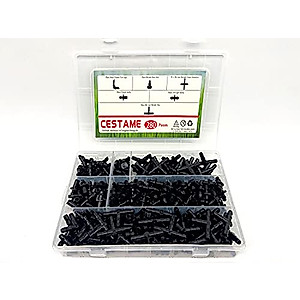 280 Pcs Barbed Connectors Irrigation Fittings Kit,Drip Irrigation Barbed Connectors 1/4''Tubing Fittings Kit for Flower Pot Garden Lawn(Straight Barbs,Single Barbs,Tees,Elbows,End Plug,4-Way Coupling)