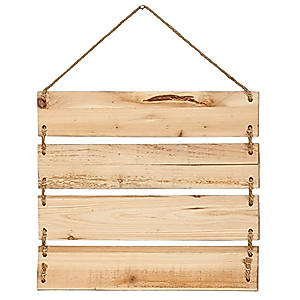 You Are Braver Than You Believe, Stronger Than You Seem Quote Wall Decor, Decorative Wood Plank Hanging Sign 17” x 14” by Barnyard Designs