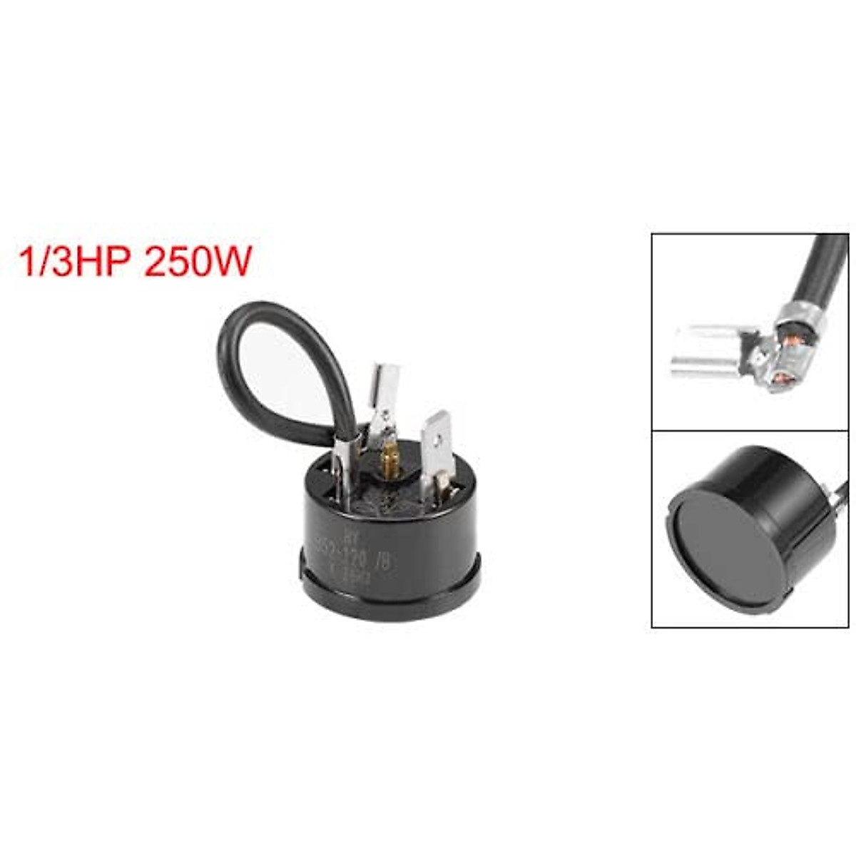 Tolxh 1/3HP 250W Compressor Refrigerator Thermal Overload Protector Replacement Part NEW