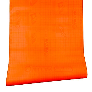 Yifely Solid Color Peel & Stick Shelf Liner Removable Drawer Paper for Covering Home Furniture School Old Lockers, Orange, 17.7 Inch by 9.8 Feet