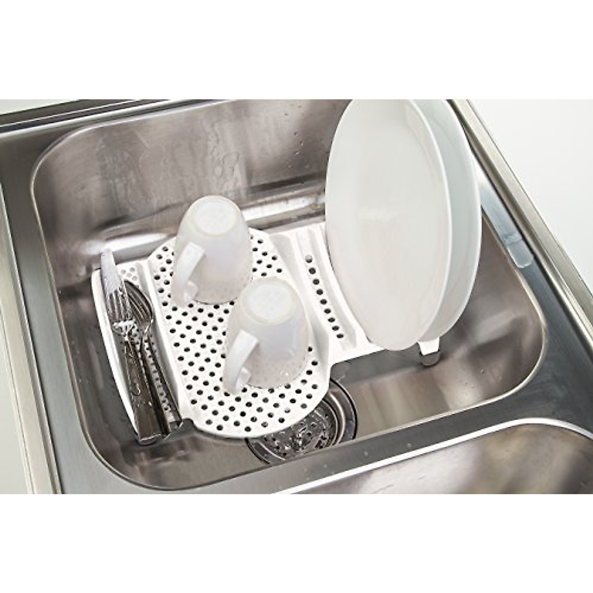 Prep Solutions by Progressive In-Sink Dish Drainer - White