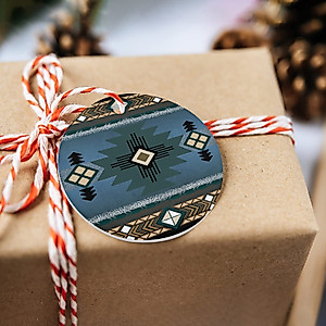 Western Southwest Ornament Thanksgiving Christmas Ornaments,Personalized Pendant for Halloween Xmas Thanks Day Indoor Outdoor Home Decor,Women/Men Gifts Decoration,Native American Indian Tribal Ethnic