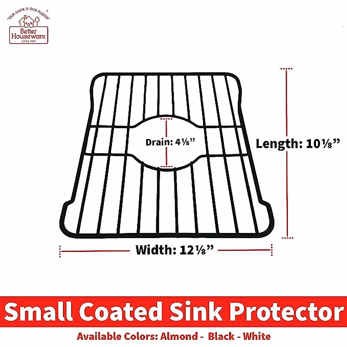 Better Houseware Small White Sink Protector (2 Pack)