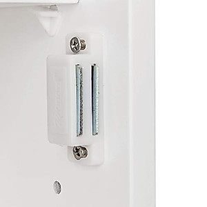 Single Door Mirror Indoor Bathroom Wall Mounted Cabinet Shelf White Bathroom Mirror Cabinet, Chic Storage Cabinet Medicine Cabinet Furniture for Home Multipurpose