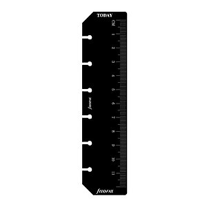 Filofax Pocket Black Ruler (B213609)
