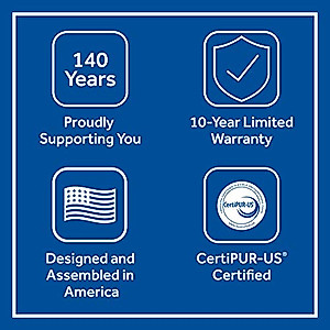 Sealy Posturepedic 13" Soft Memory Foam Mattress with Cooling Cover Technology, Adaptive Memory Foam Mattress for Pressure Relief, Queen