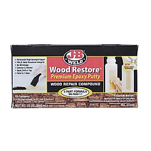 J-B Weld 40006 Wood Restore Premium Epoxy Putty Kit - 32 oz.