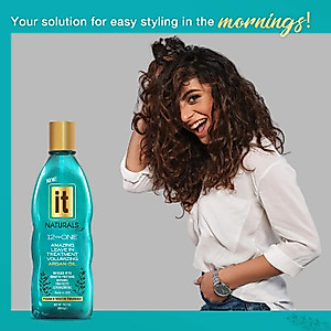 It Haircare 12-in-one Amazing Moroccan Argan Oil Leave-in Treatment, 10.2 Oz
