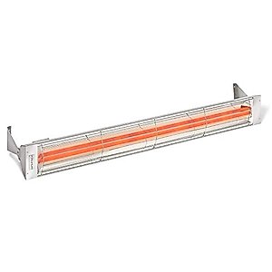 Infratech WD-6024 SS Stainless Steel 61.25” Dual Element Fixture 6000 Watt, 240 Volt, Stainless Steel