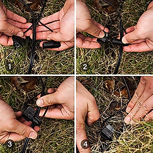 Malibu Low Voltage Cable Connectors for Landscape Lighting 2 Packs Fast Lock Twist Series 8101-4802-02