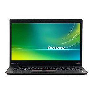 Lenovo X1 Carbon Ultrabook 14in Display, Intel Core i5-5300U 2.3GHz, 8GB RAM, 240GB SSD, Webcam, Windows 10 Pro (Renewed)