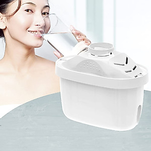 Upgraded Water Filter Replacement 4 Pack, Latest Standard Water Pitcher Cartridge Replacement, Fit Most Brands of Water Filter Pitchers