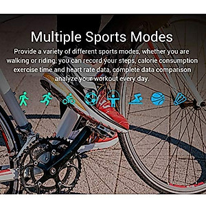 XXXDXDP Smart Watch Men Women Blood Pressure Smartwatch Watch Waterproof Heart Rate Tracker Sport Clock Watch Smart for Android iOS (Color : D)