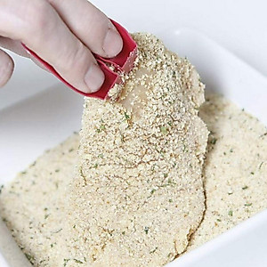 Yardwe 12PCS Food Finger Tongs, Trongs Prep Finger Prep Eating Trongs Guards for Eating Snacking, Finger Food Utensil Finger Cover Finger Protector for Home Kitchen Restaurant