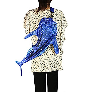 Pealra Whale Shark Bag, Blue/White, One Size