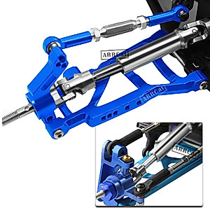 Rc Stainless Steel Front Rear Drive Shaft CVD for 1/10 Rustler VXL 4X4/Stampede VXL 4X4/Hoss VXL 4X4/Slash Platinum/Ultimate/VXL 4x4 4WD RC Car,ARRCat RC Upgrades Part