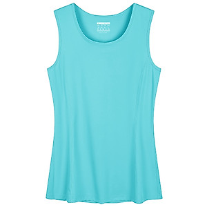 TACVASEN Workout Tank Tops for Women Sleeveless Quick Dry Running Shirts Womens Athletic Shirts UV Shirts for Women