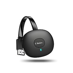 TIMBOOTECH Wireless HDMI Display Adapter 4K - Wireless HDMI Receiver Dongle Adapter Streaming Video & Audio for Meetings, Education, PPT, Home Theater, Parties, Plug and Play, Mirror & Extend Mode