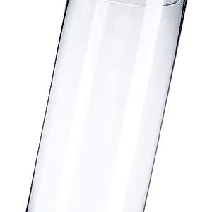 Glass Apothecary Jars, Clear Candy Bowl Dishes Holder Elegant Storage Buffet Display, Decorative Wedding Candy Organizer Canisters (Height: 14" Body: 4")