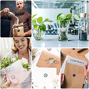 Thank Your Stickers, 2000PCS Floral Thank You Labels 1" Fashion Thank You Stickers Rolls 4 Designs for Bakery Package, Envelop Seal, Gift Box, Bubble Mailer, etc…