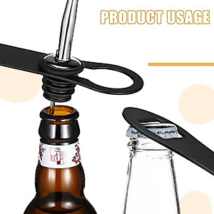 2-in-1 Bottle Opener Thickened Stainless Steel Beer Bottle Opener and Wine Opener Bartender Accessories 3pcs