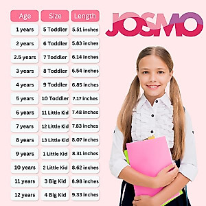 Josmo Girls Mary Jane Shoes School Kids Uniform Flats Ballet Strap Slip-On Dress - Black (Size 2 Big Kid)