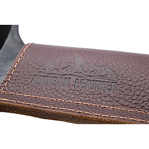 Andean Leather, Leather Cast Iron Handle Cover, Skillet Handle Cover, Cast Iron Pan Handle Covers, Full Grain Leather, Handmade