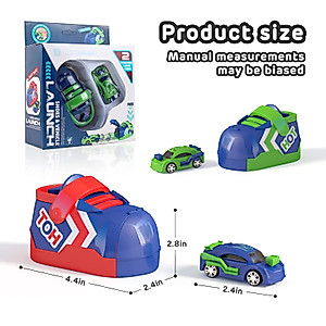 DY-GO Toy Cars for 3 4 5 Year Old Boys,Cars for Kids Aged 4-8,Kid's Car Launcher Toys with Shoe Shape,Preschool STEM Educational Toys,Christmas and New Year Birthday Toy Gift for Boys Girls Aged 3+