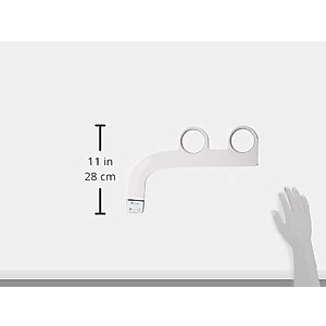 Brondell Bidet - Thinline SimpleSpa SS-150 Fresh Water Spray Non-Electric Bidet Toilet Attachment in White with Self Cleaning Nozzle