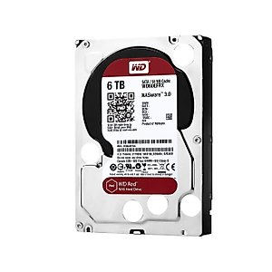 WD Red 6TB NAS Hard Drive - 5400 RPM Class, SATA 6 Gb/s, 64 MB Cache, 3.5in - WD60EFRX (Renewed)