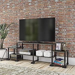 Ameriwood Home Condor Toolless Stand for TVs up to 50", Espresso