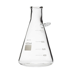 Glass Filtering Flask with Upper Tubulation, 1000ml