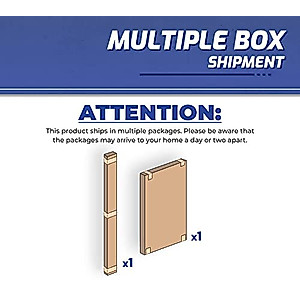 SafeRacks 4x8 Overhead Garage Storage Rack Heavy Duty - White (12"-21") - Holds 600 lb